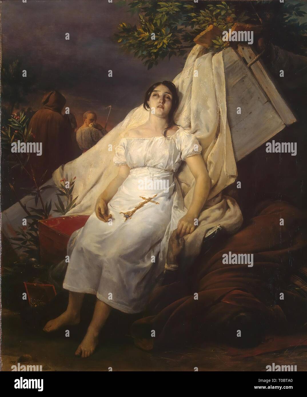 'Plague in Barcelona'. France, 1822. Dimensions: 65,0x54,0 xm. Museum ...