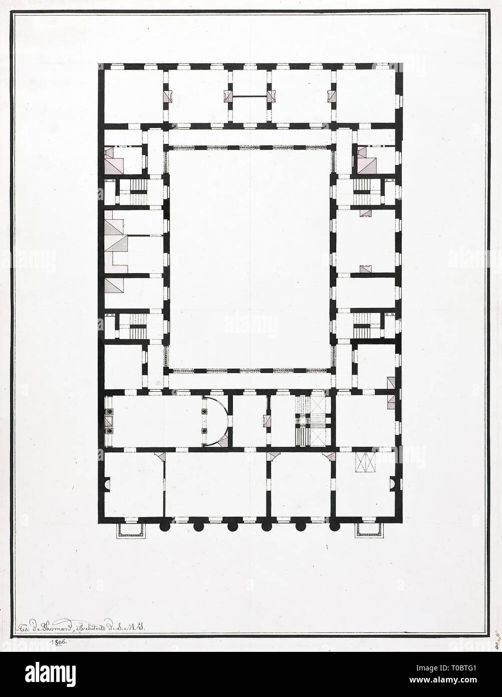 'Residental House G: Two-Storyed Building on a Basemant. Design for 7 ...