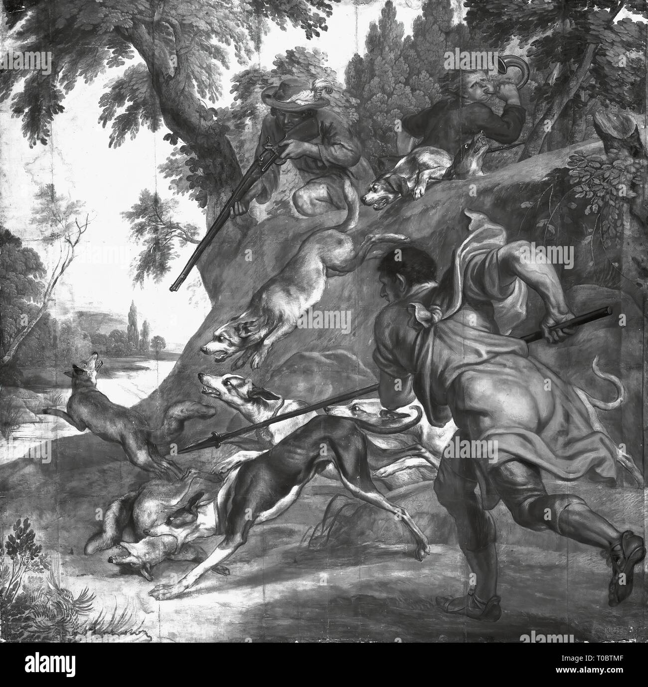 Fox hunting cartoons hi-res stock photography and images - Alamy