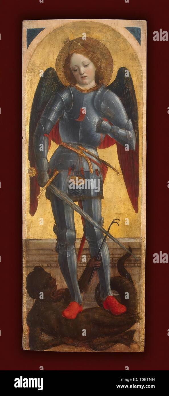 'Archangel Michael (wing of a polyptych)'. Italy, 1460-1462. Dimensions ...