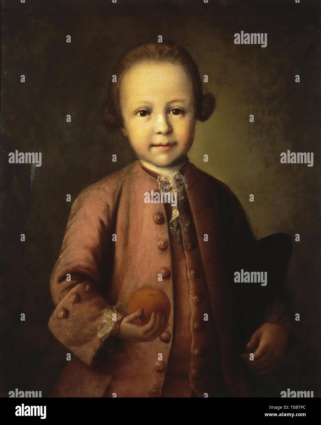 'Portrait of Savva Yakovlev as a Child'. Russia, 1770s. Dimensions ...