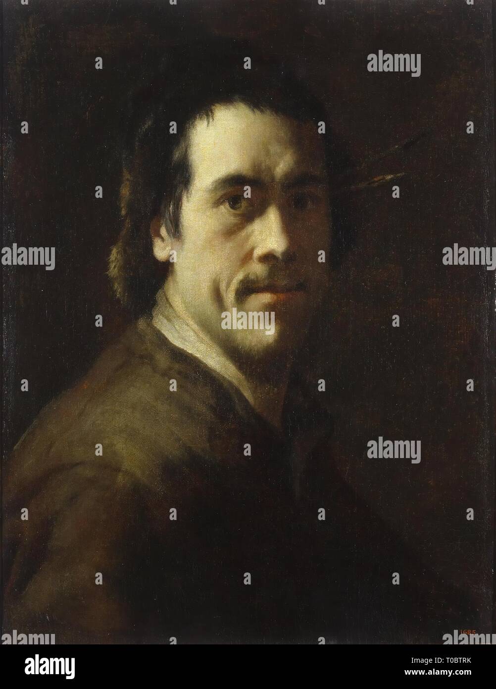'Self-Portrait'. Germany, First half of 18th century. Dimensions: 56x43 ...