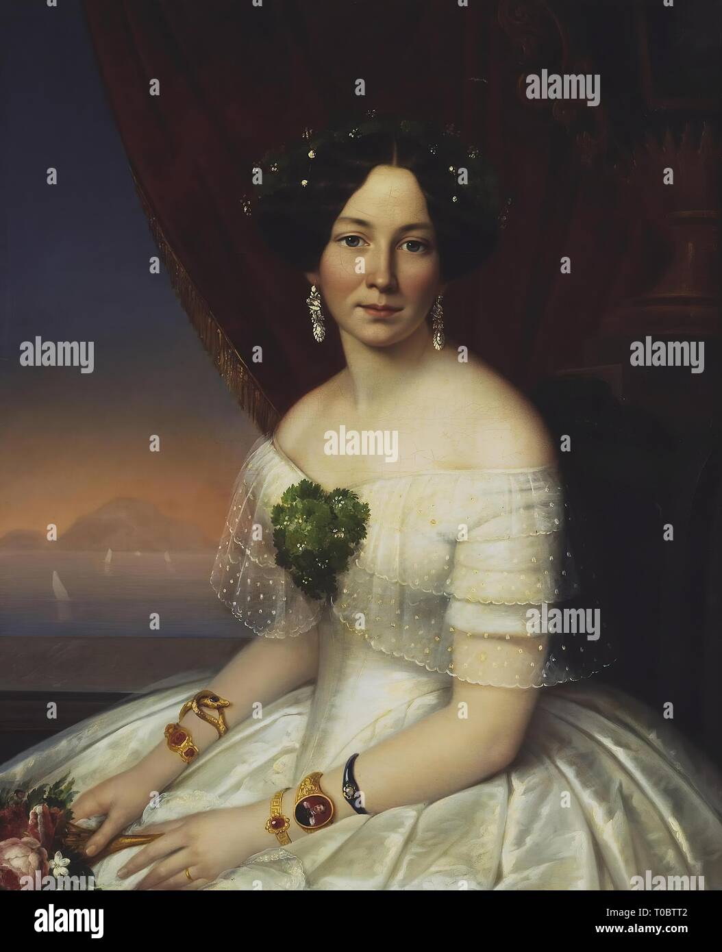 'Portrait of Julia Telyakovskaya'. Russia, 1848. Dimensions: 89,4x71,3 ...