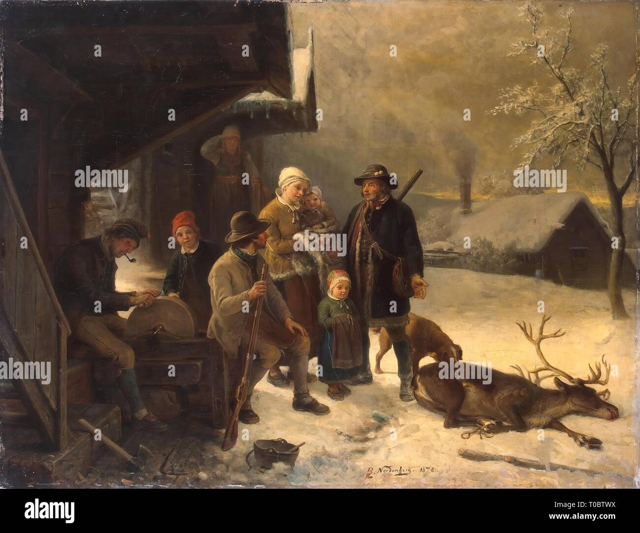 'Dead Stag'. Sweden, 1878. Dimensions: 106x80 cm. Museum: State ...