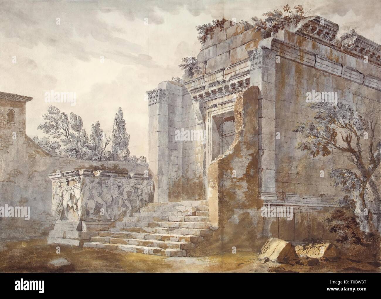 'Temple of Aesculapius (Jupiter) in the Diocletian Palace in Split ...