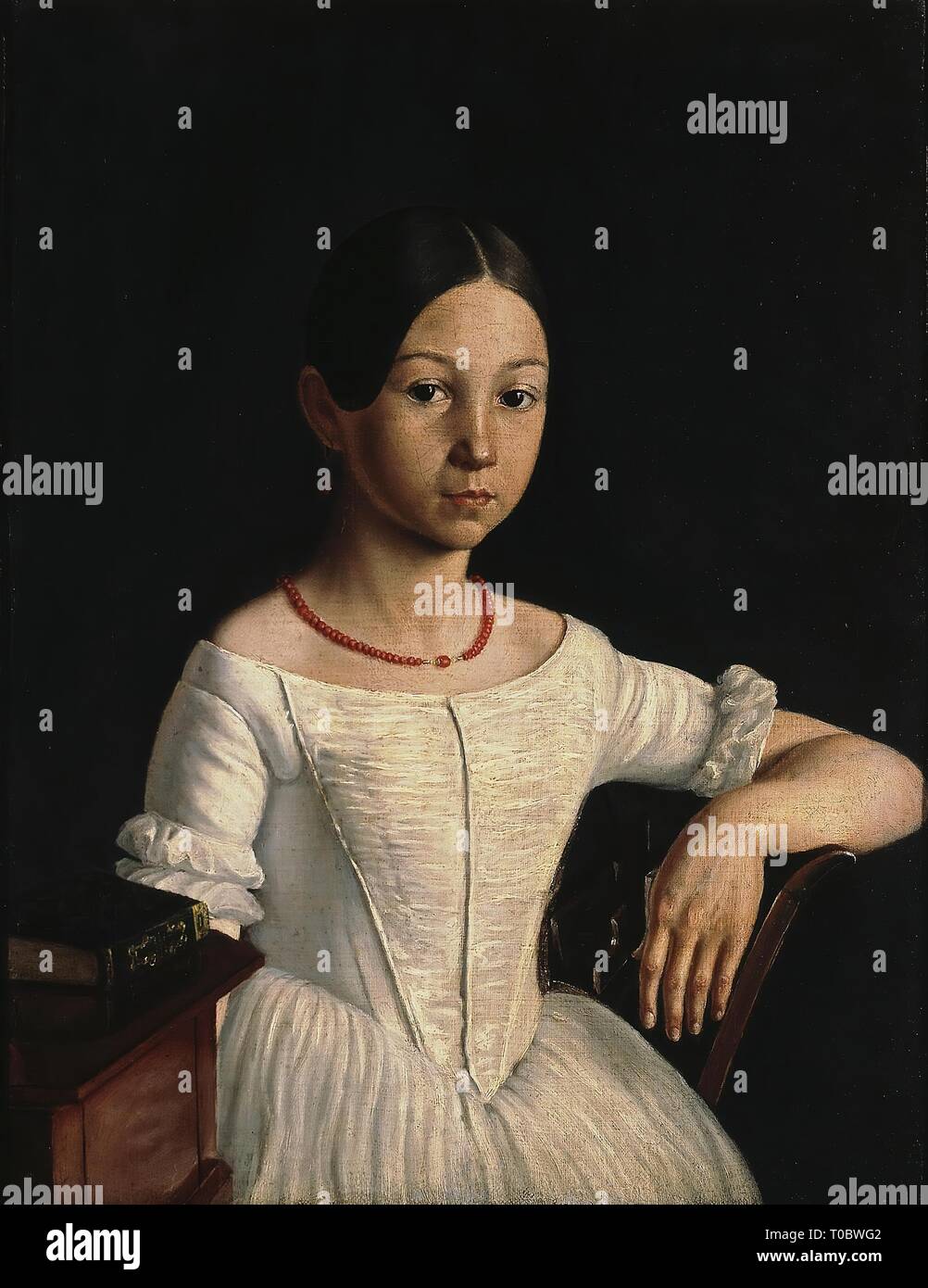 'Portrait of Lydia Miliukova'. Russia, Second half of the 1840s ...