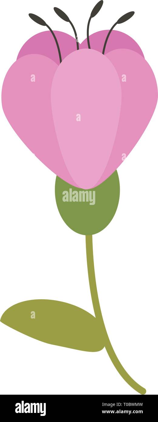 Beautiful flower cartoon isolated Stock Vector Image & Art - Alamy