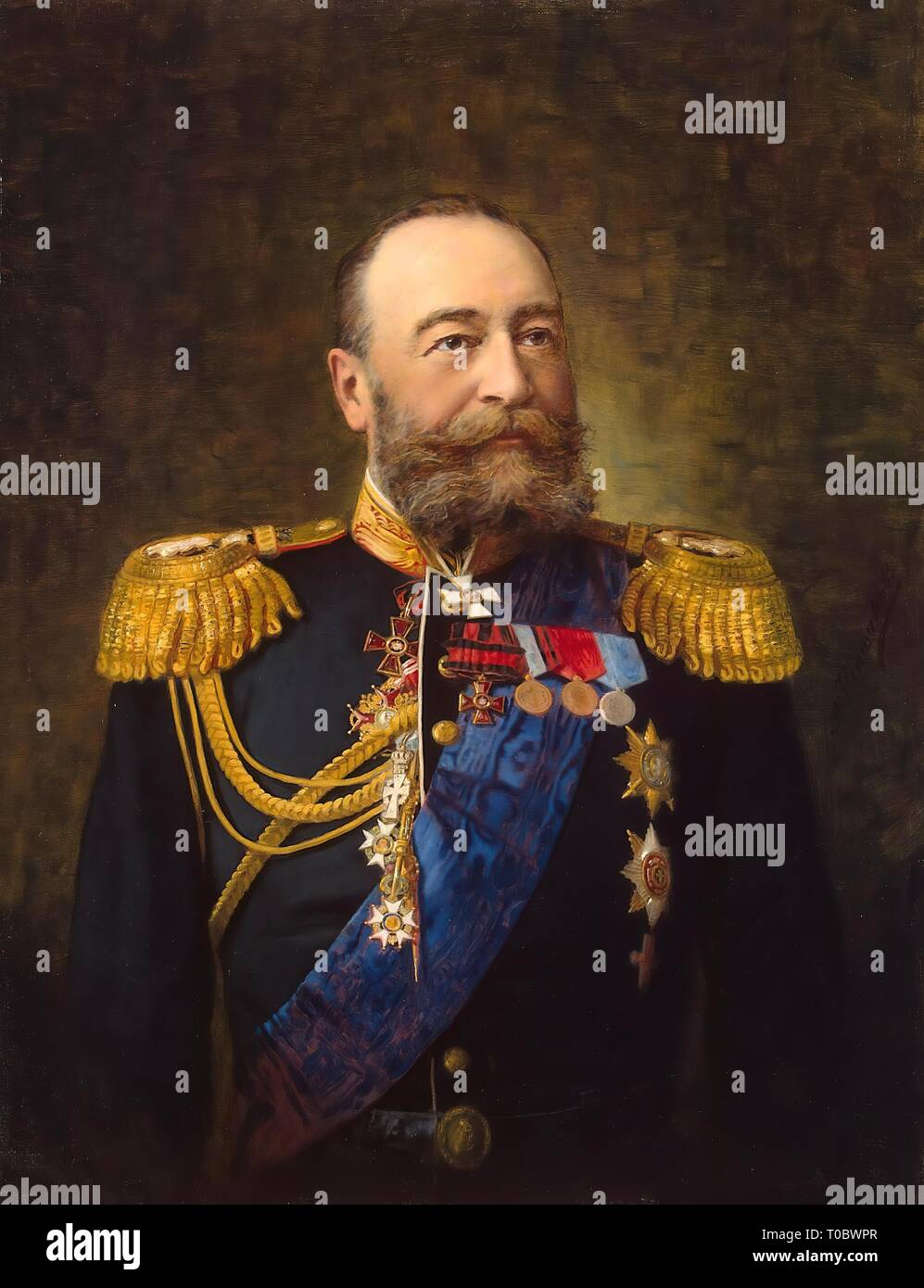 'Portrait of Admiral E. I. Alexeyev'. Russia, 1900s. Dimensions: 89x57 ...