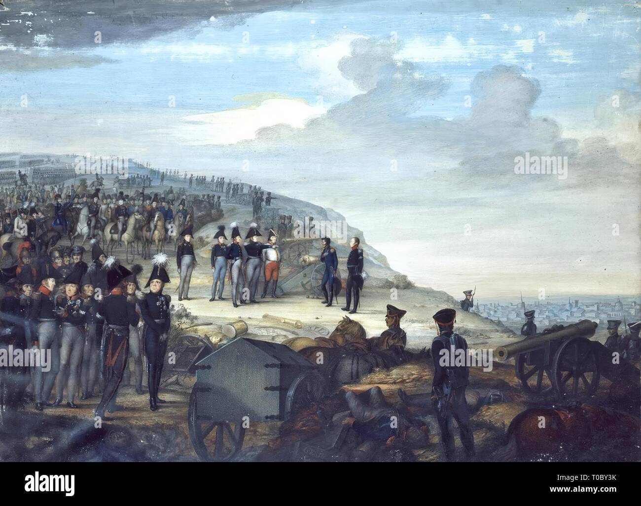 'Capitulation of Paris'. Russia, 1816-1818. Dimensions: 40x53 cm ...