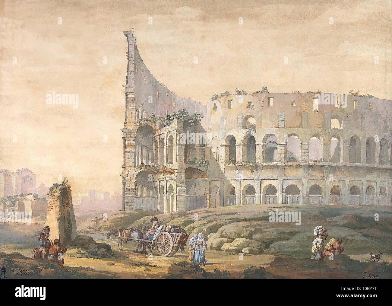 'Colosseum'. France, 1760s. Dimensions: 43,2x60 cm. Museum: State ...