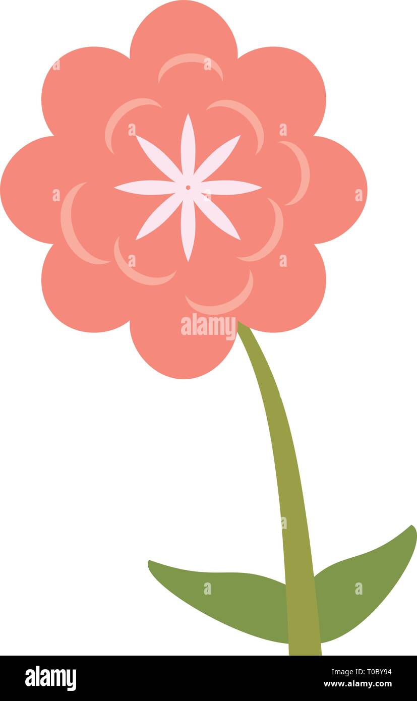 Beautiful flower cartoon isolated Stock Vector Image & Art - Alamy