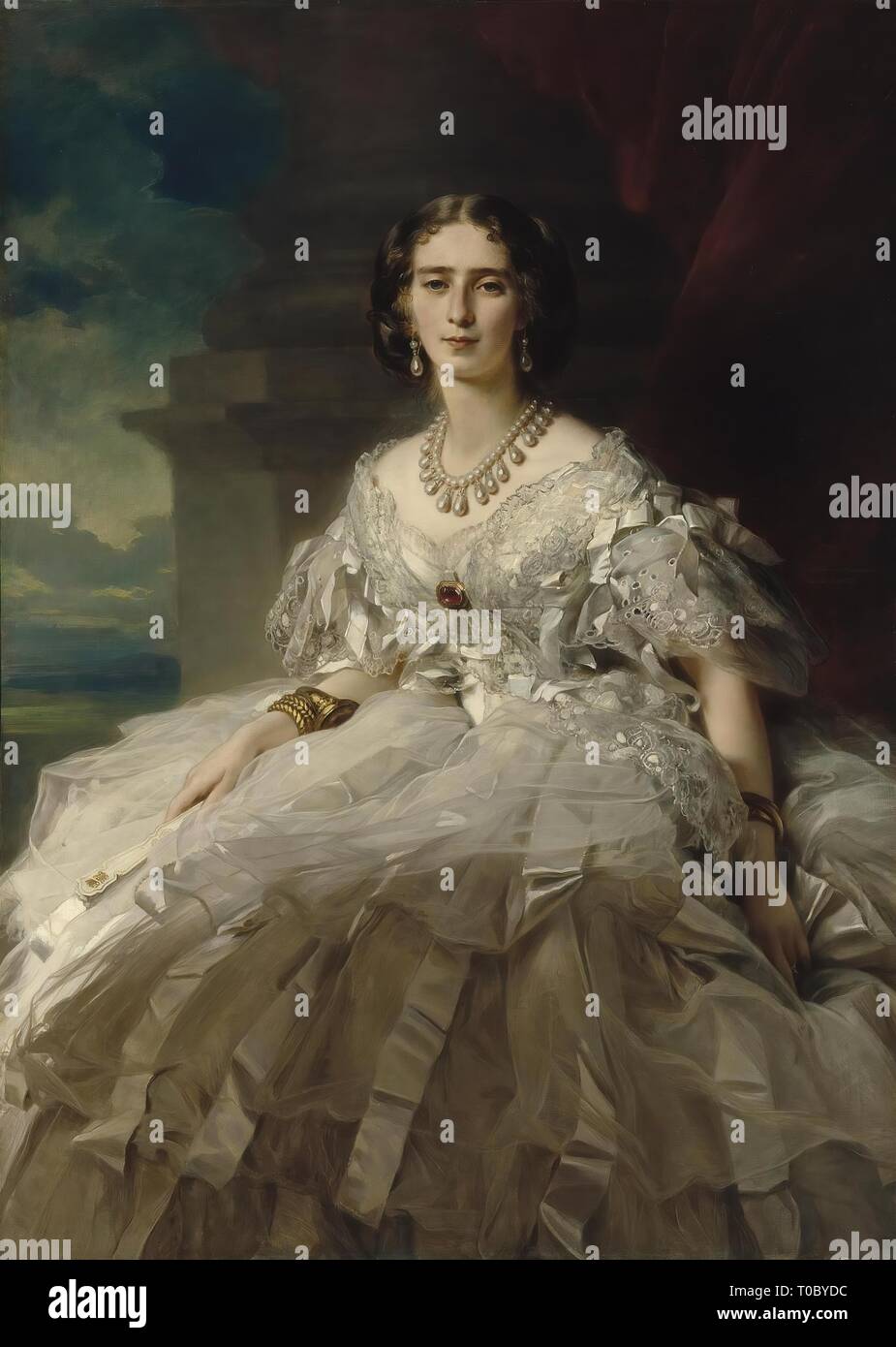 'Portrait of Princess Tatyana Alexandrovna Yusupova'. France, 1858 ...