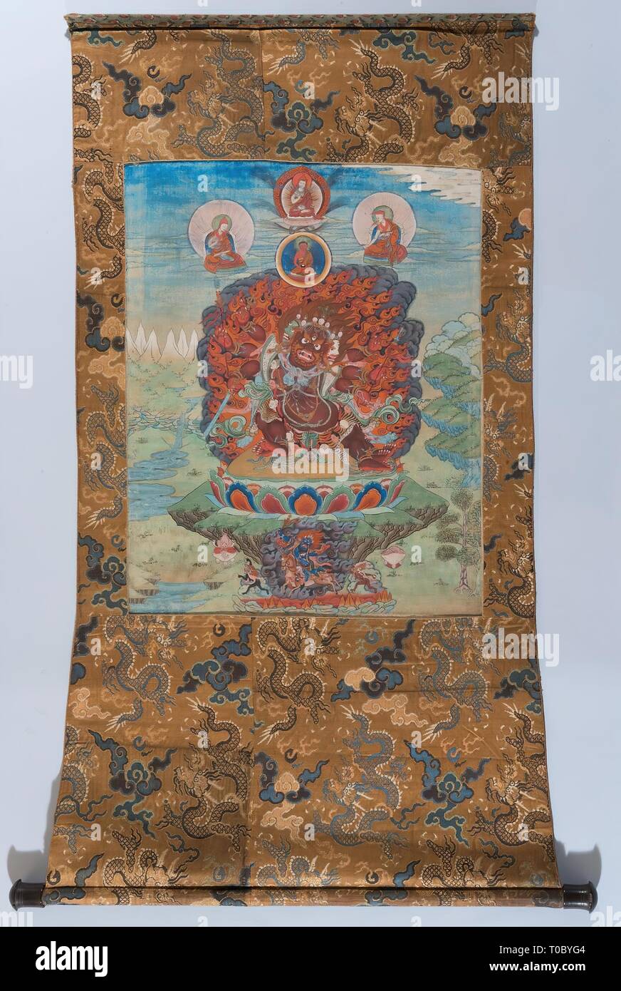 'Guhyasadhana Hayagriva'. Tibet, 18th century. Dimensions: 46x36,5 cm ...