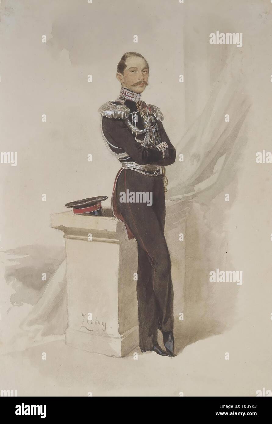 'Portrait of Prince Piotr R. Bagration'. Album "Officers of the Life ...