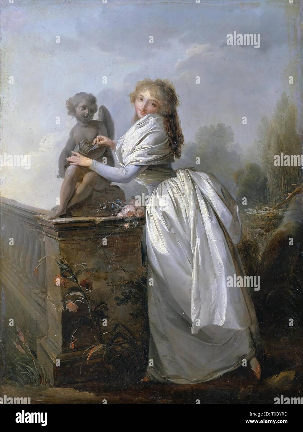 'Lady Taking an Arrow Out of Cupid's Quiver'. France, Second half of ...