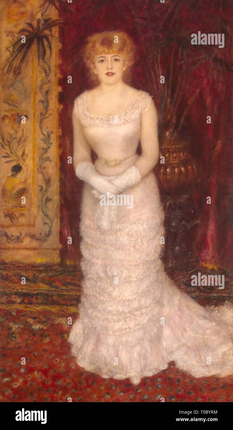 Portrait Of The Actress Jeanne Samary France 1878 Dimensions