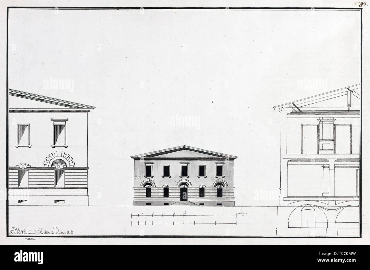 'Residental House ZH: Two-Storeyed Building on a Basement. Design for 5 ...