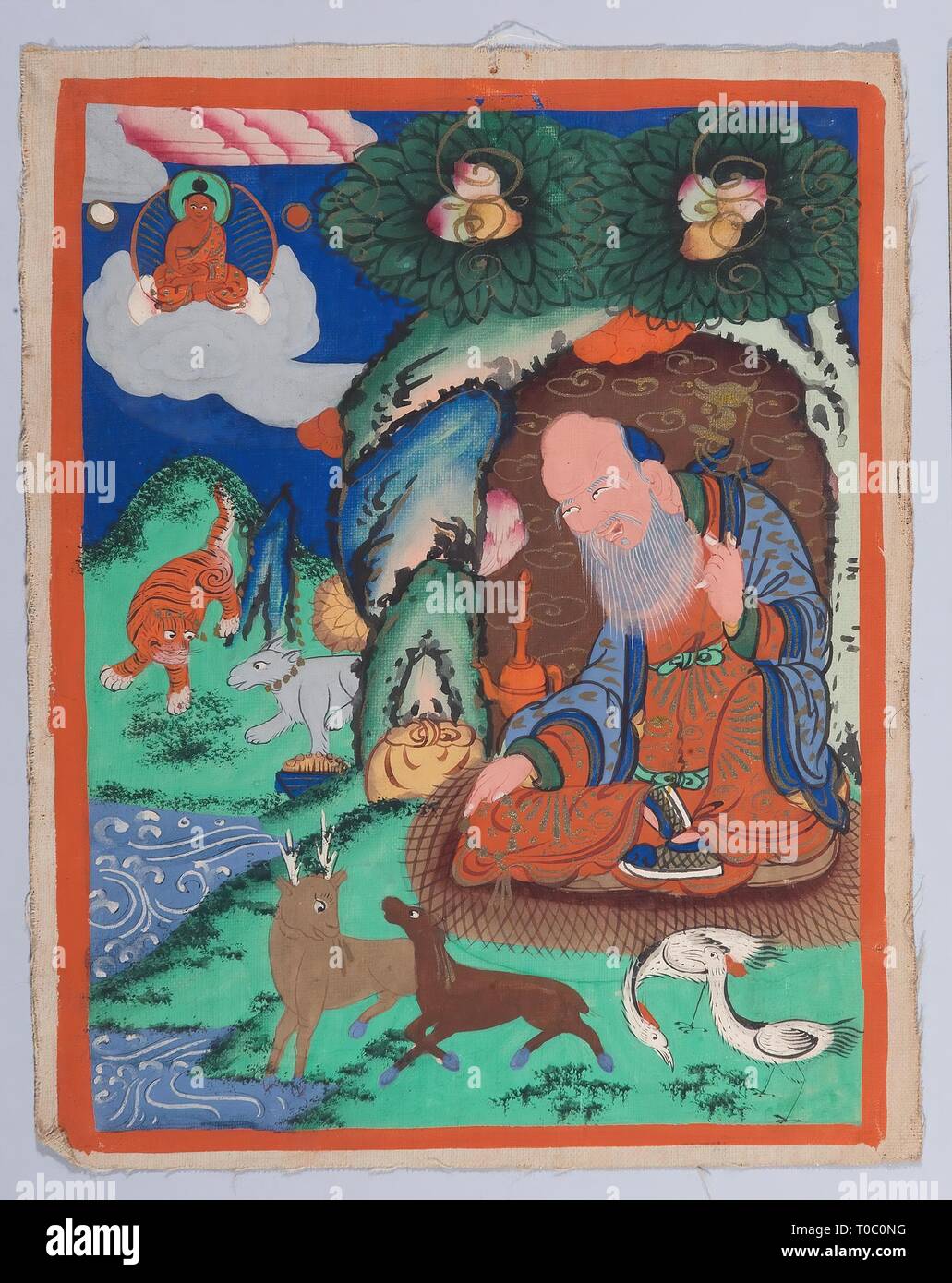 'White Old Man'. China, 19th century. Dimensions: 20x14,5 xx. Museum ...