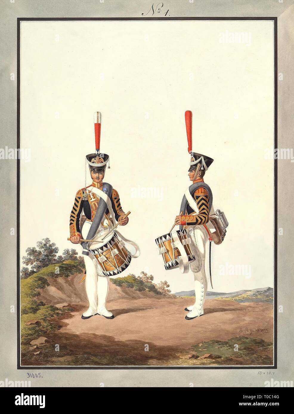 Preobrazhensky guards regiment hi-res stock photography and images - Alamy