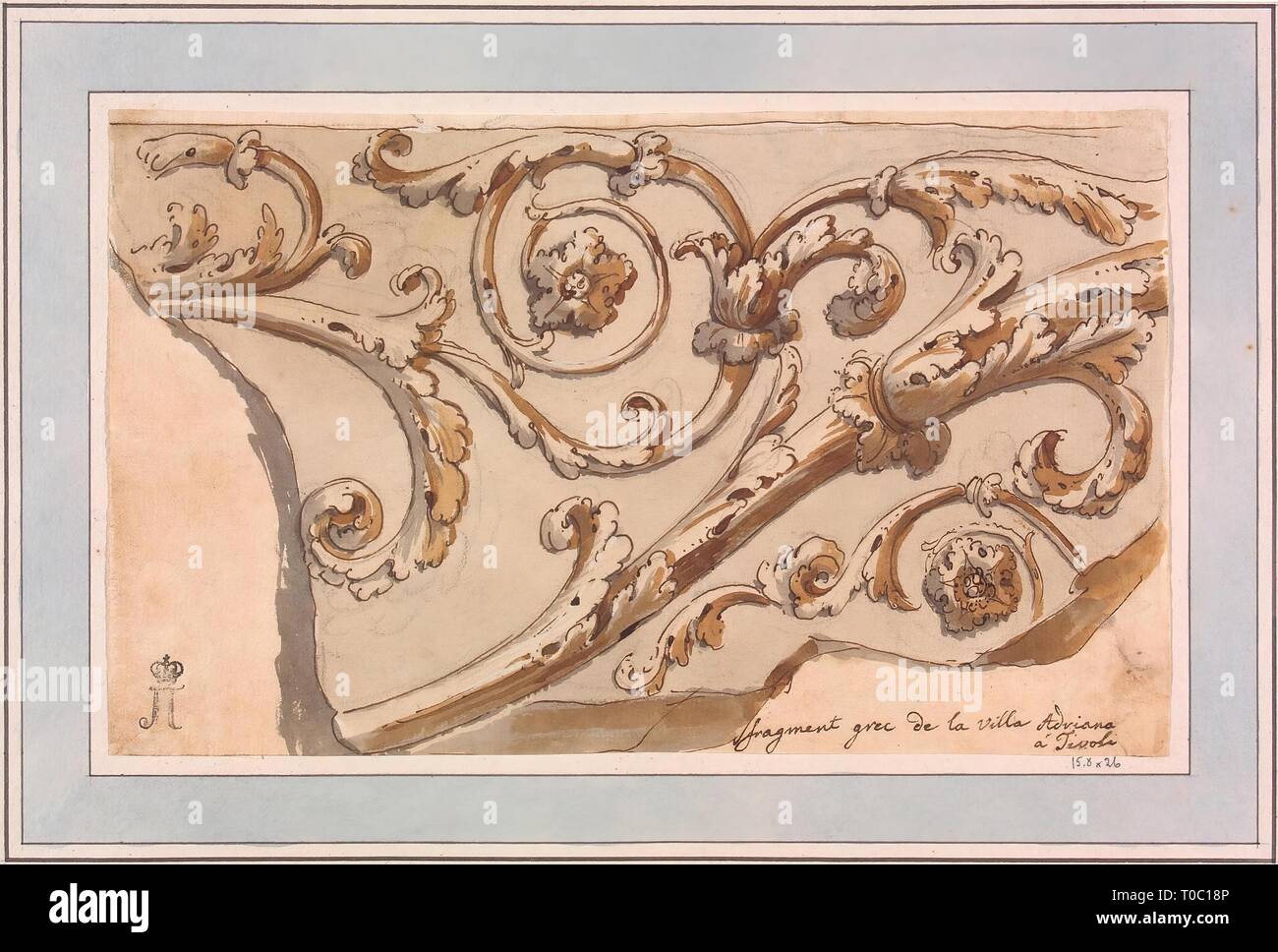 Hadrian tivoli drawing hi-res stock photography and images - Alamy