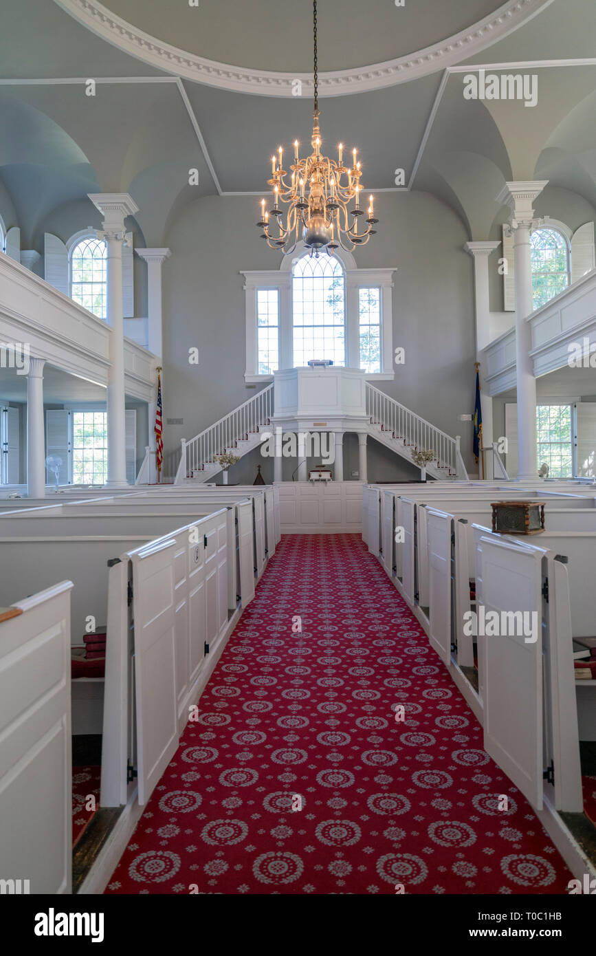 Bennington, Vermont/USA-10/1/2017-Old First Church Meeting House built ...
