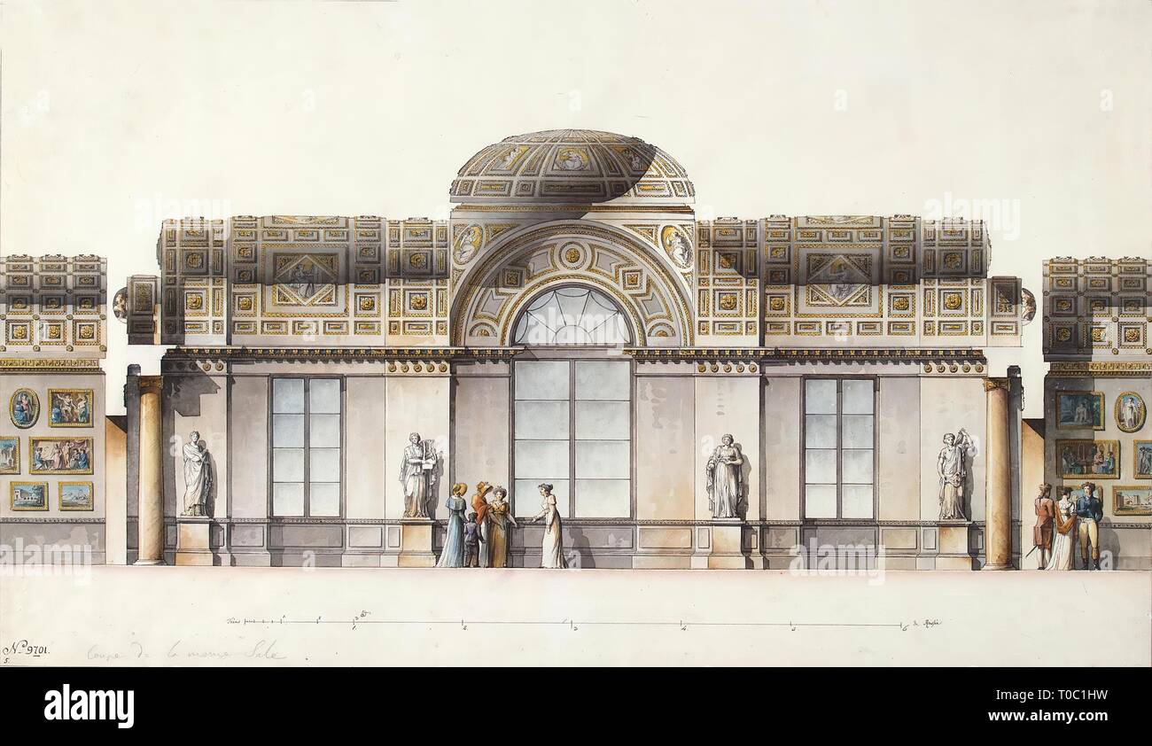 'Small Hermitage. Design of the Eastern Gallery adjacent to the Hanging ...