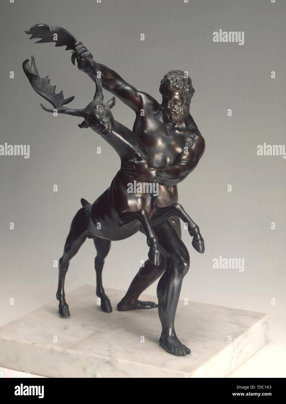 'Hercules and the Arcadian Stag'. Italy. Florence, Early 17th century ...