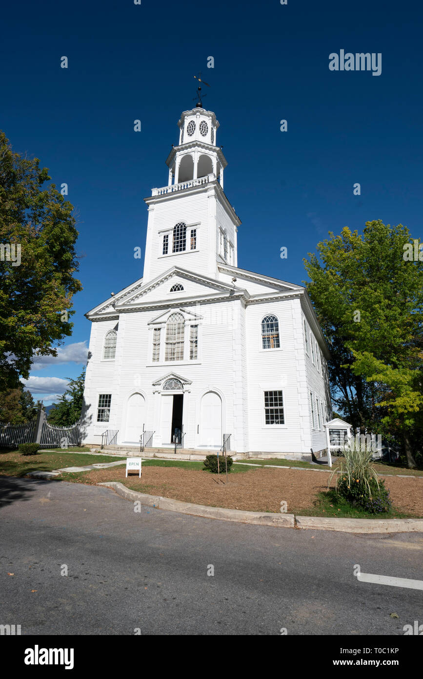 Bennington, Vermont/USA-10/1/2017-Old First Church Meeting House built ...