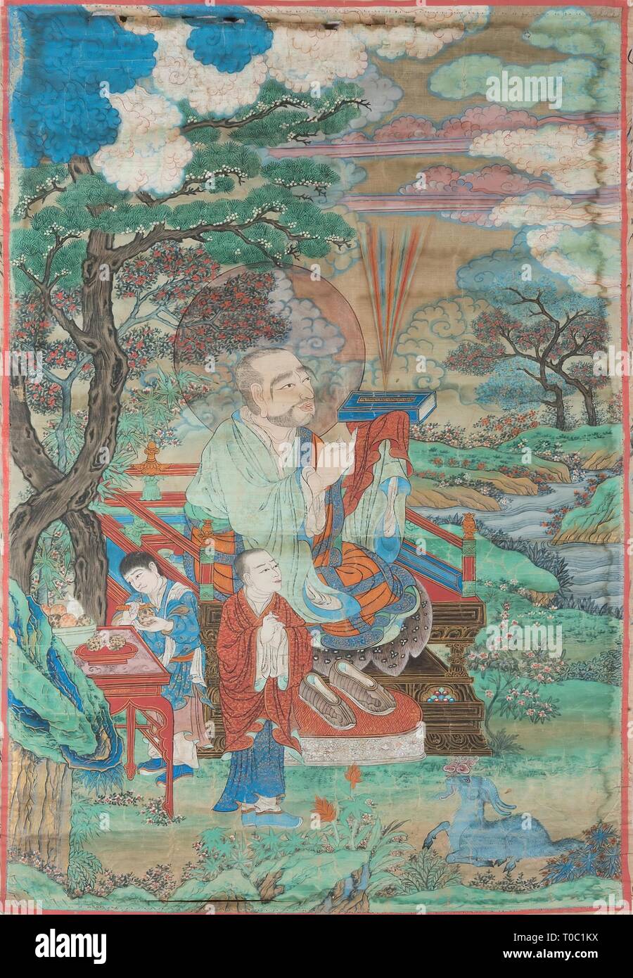 'Arhat Bhadra'. Tibet, 17th century. Dimensions: 77,5x52 cm. Museum ...