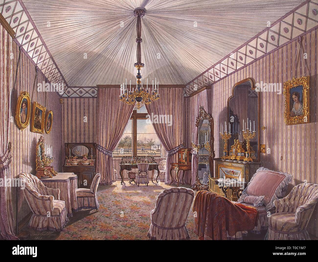 'Interiors of the Winter Palace. The Fourth Reserved Apartment. The ...