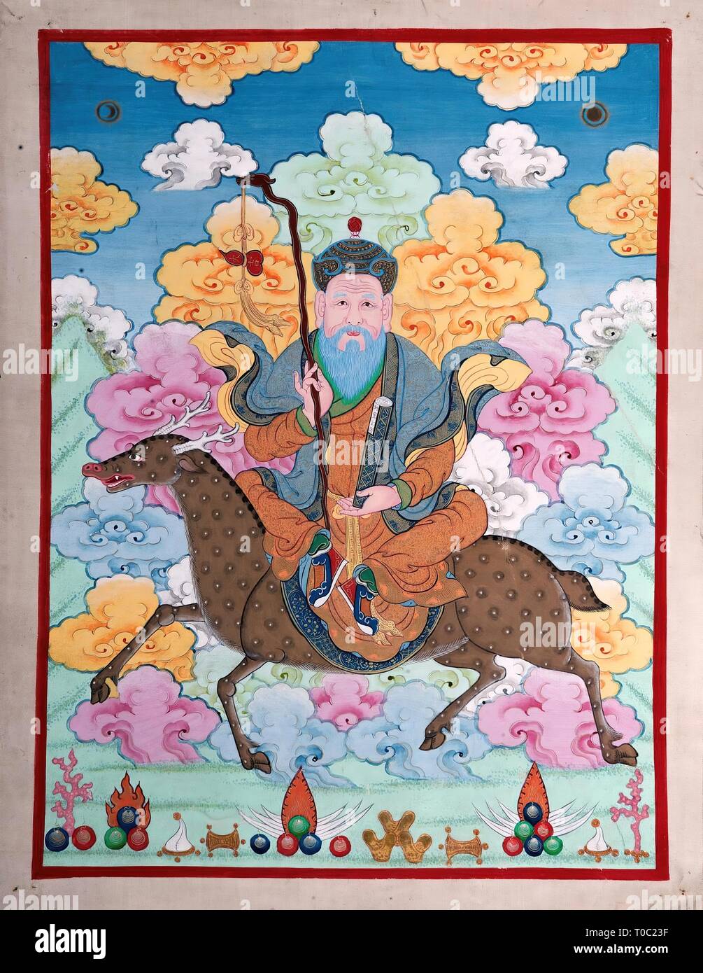 'White Old Man'. China, 19th century. Dimensions: 32,5x24 cm. Museum ...