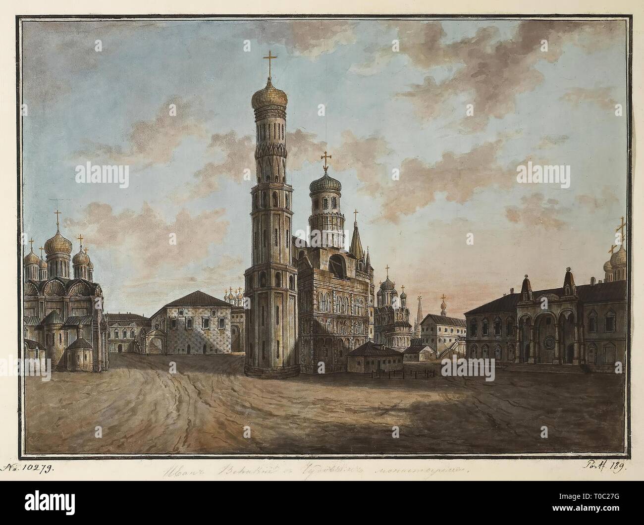 Painting moscow 1800 hi-res stock photography and images - Alamy