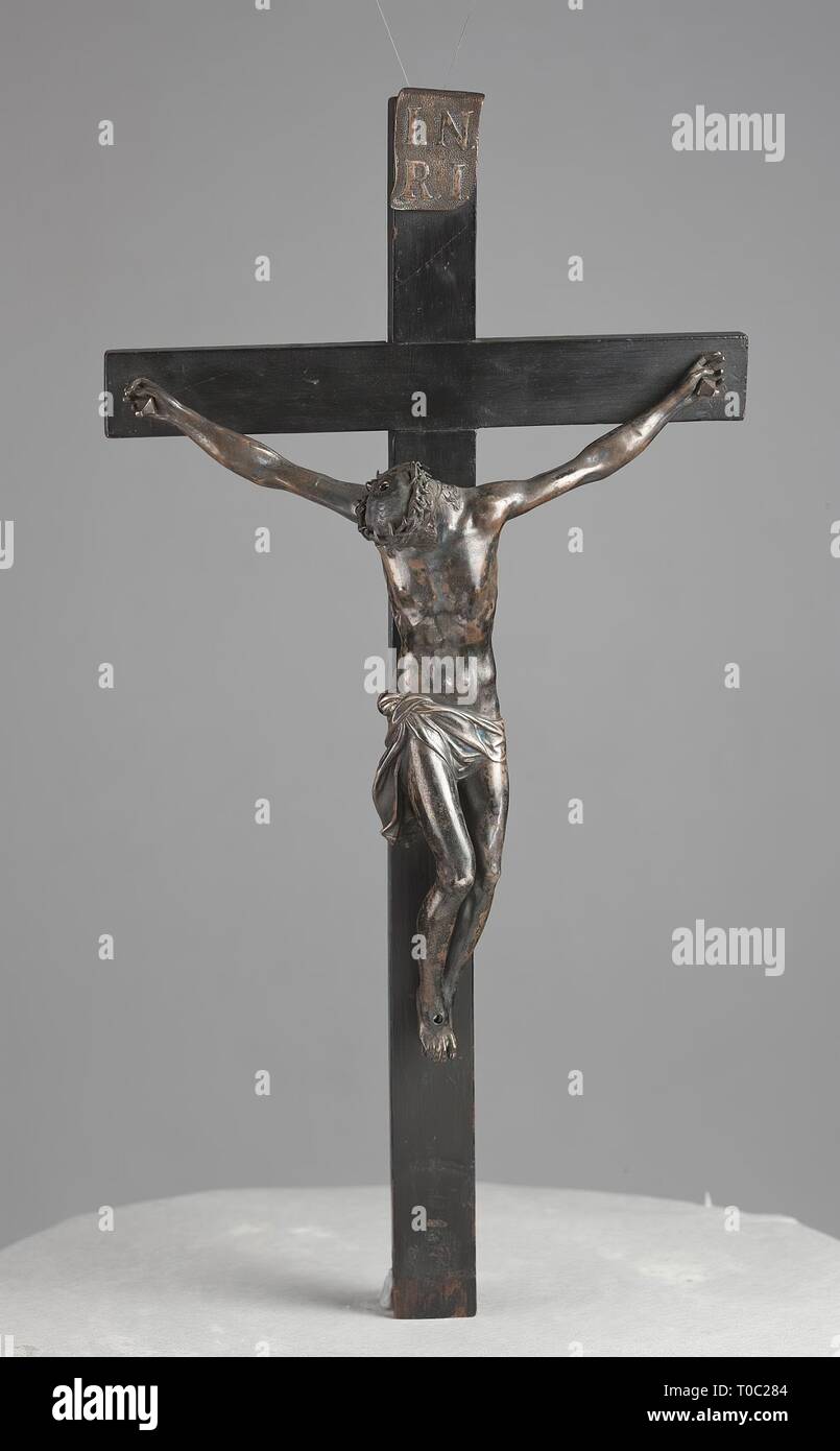 'Crucifix'. Italy, Early 17th century (wooden cross was produced later ...