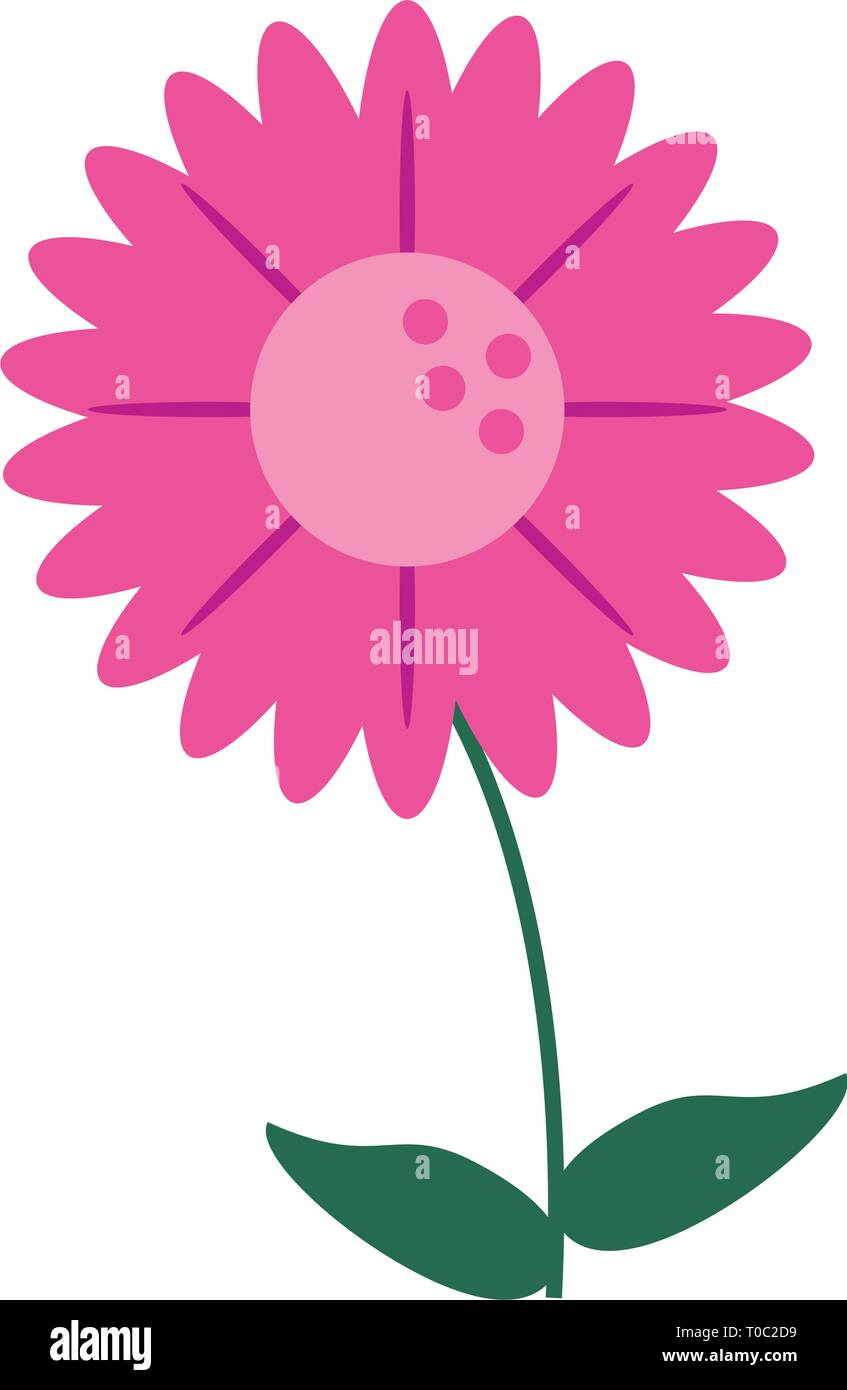 Beautiful flower cartoon isolated Stock Vector Image & Art - Alamy