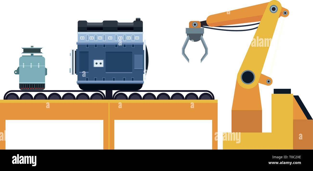 car service manufacturing cartoon Stock Vector Image & Art - Alamy