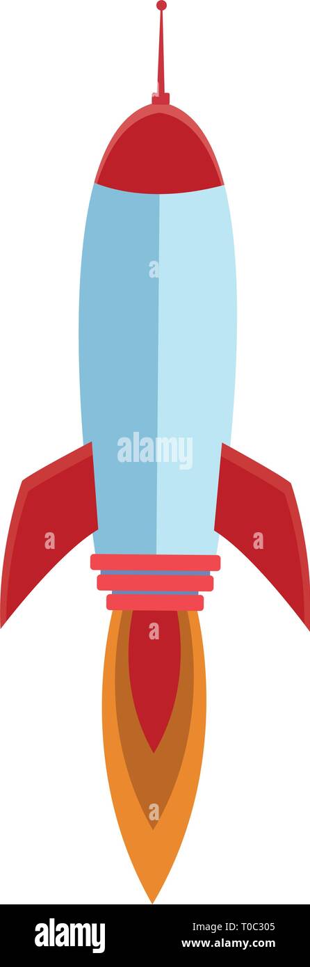 rocket taking off cartoon Stock Vector Image & Art - Alamy