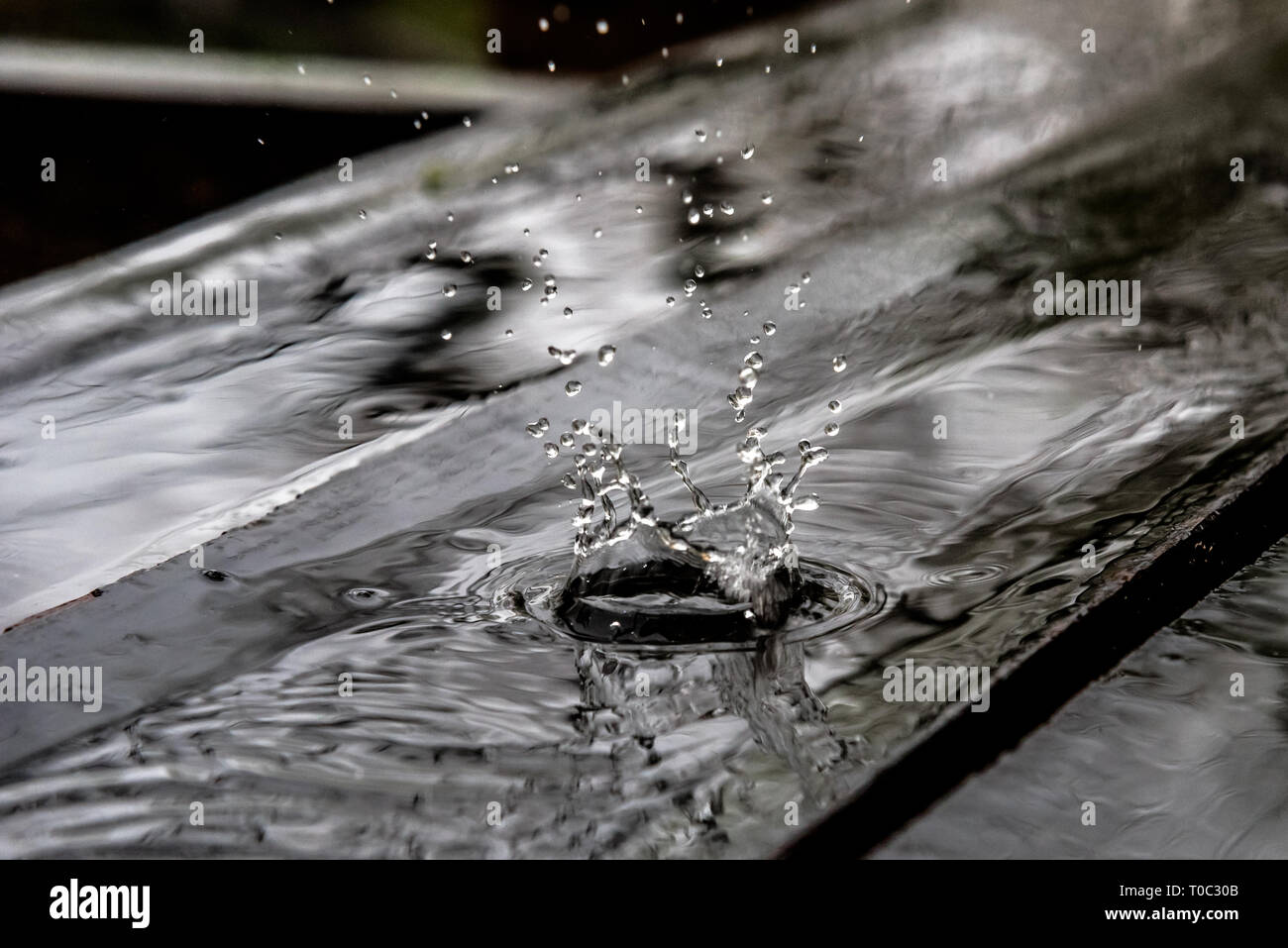 Bouncing water droplet hi-res stock photography and images - Alamy