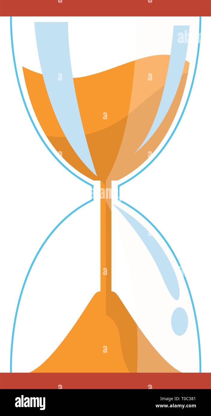 sand clock cartoon Stock Vector Image & Art - Alamy