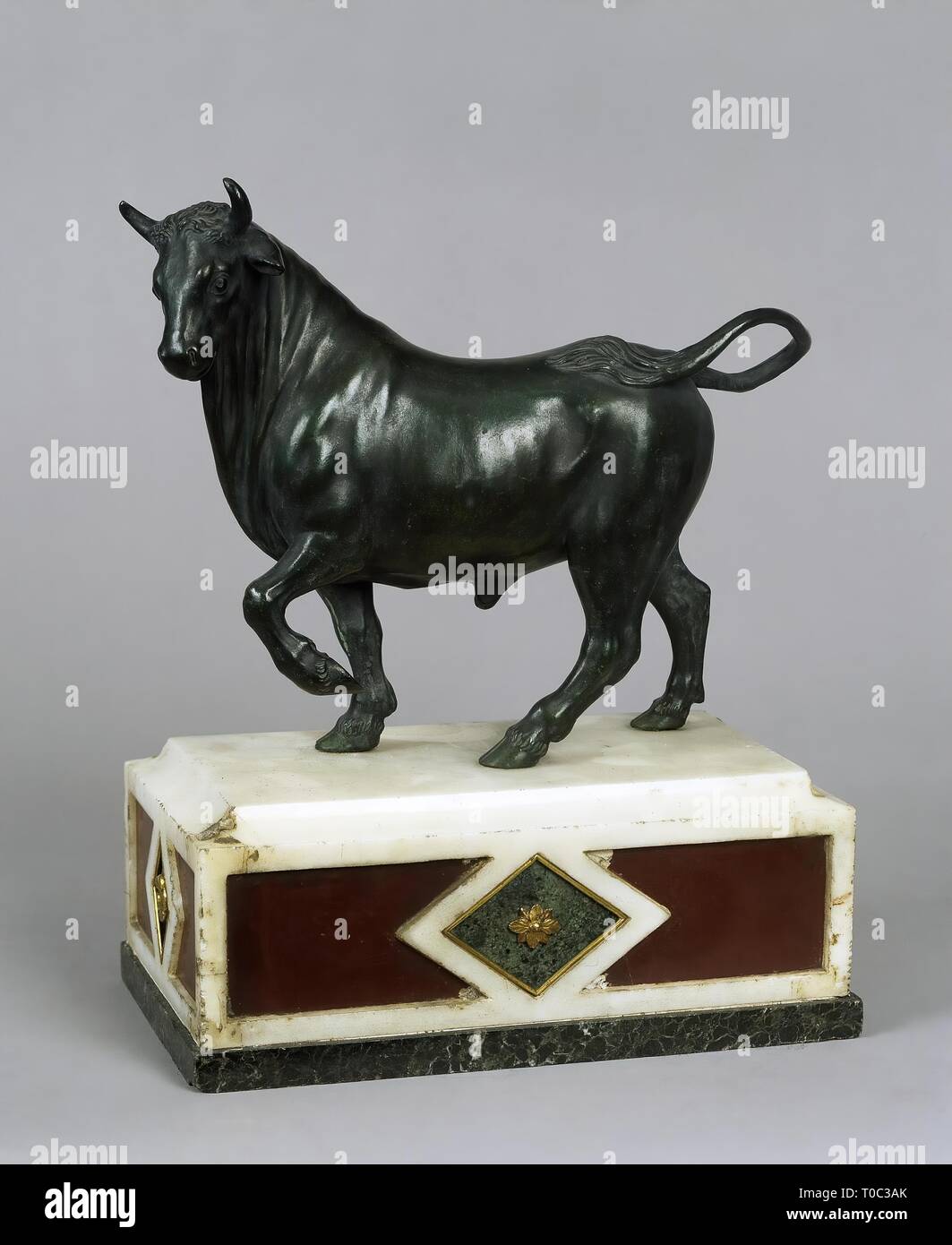 'Bull'. Italy, Florence, Early 17th century. Dimensions: height 22,5 cm ...