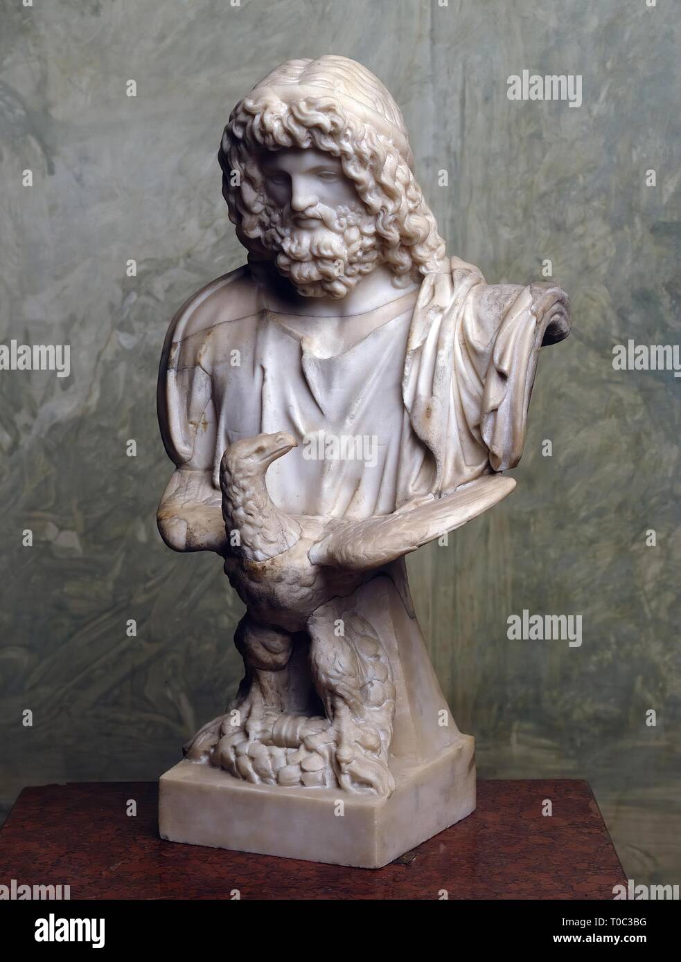 'Zeus'. Roman copy from a Greek original. Ancient Rome, 1th century BC ...