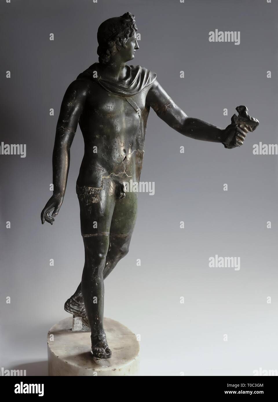 'Statuette of Apollo'. Italy, 18th century. Dimensions: h. 59,5 cm ...