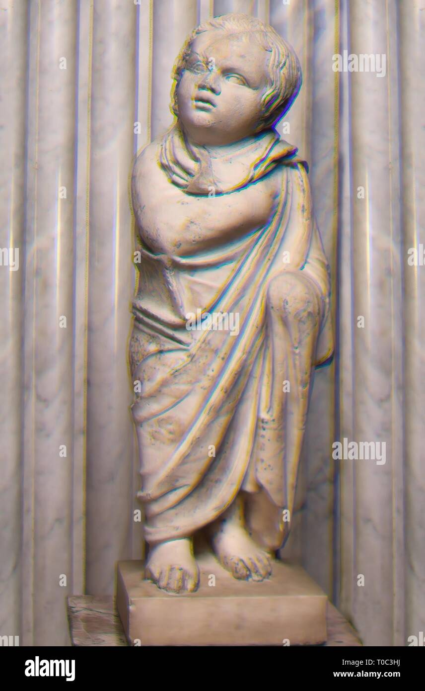 'Infant Hermes'. Roman copy from a Greek original. Ancient Rome, 1st ...