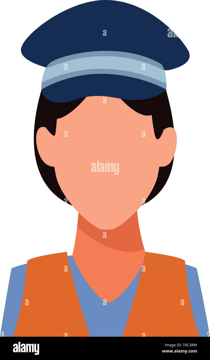 Transit agent profession avatar Stock Vector Image & Art - Alamy