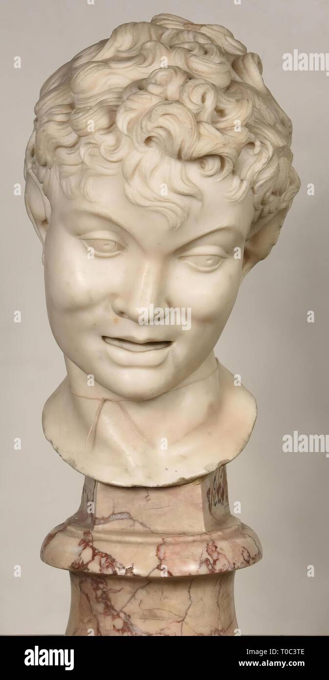 'Head of a Faun'. Great Britain, 18th century. Dimensions: height: 26 ...
