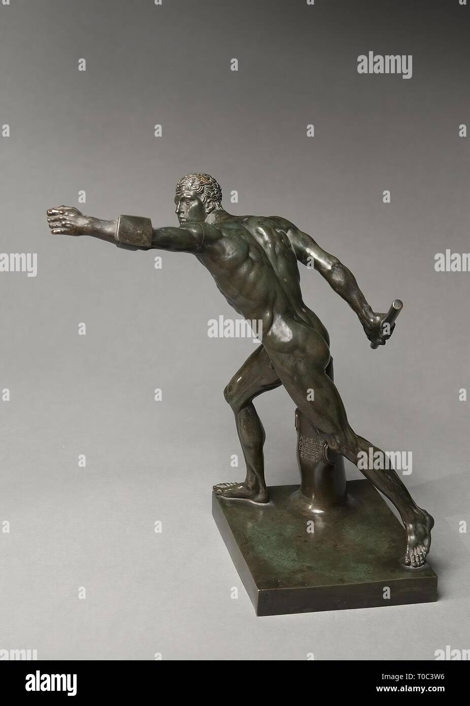 'The Borghese Gladiator'. Italy, Late 18th century. Dimensions: height ...