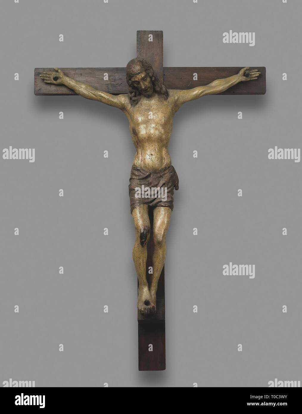 'Crusifix'. Italy. Florence, Circa 1500 (cross was created afterwards ...