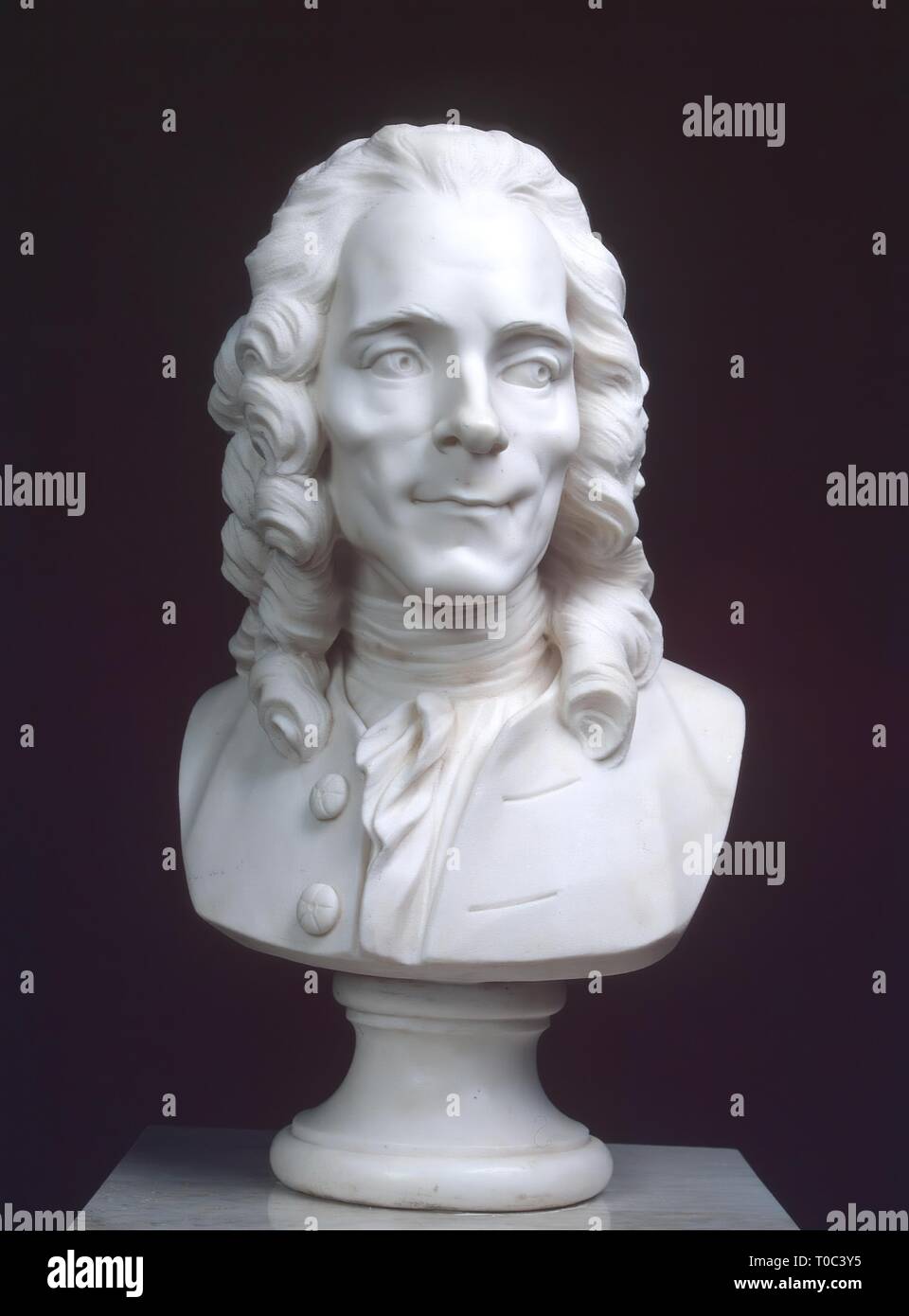 'Portrait of Voltaire'. France, 1770s. Dimensions: 49 cm. Museum: State ...