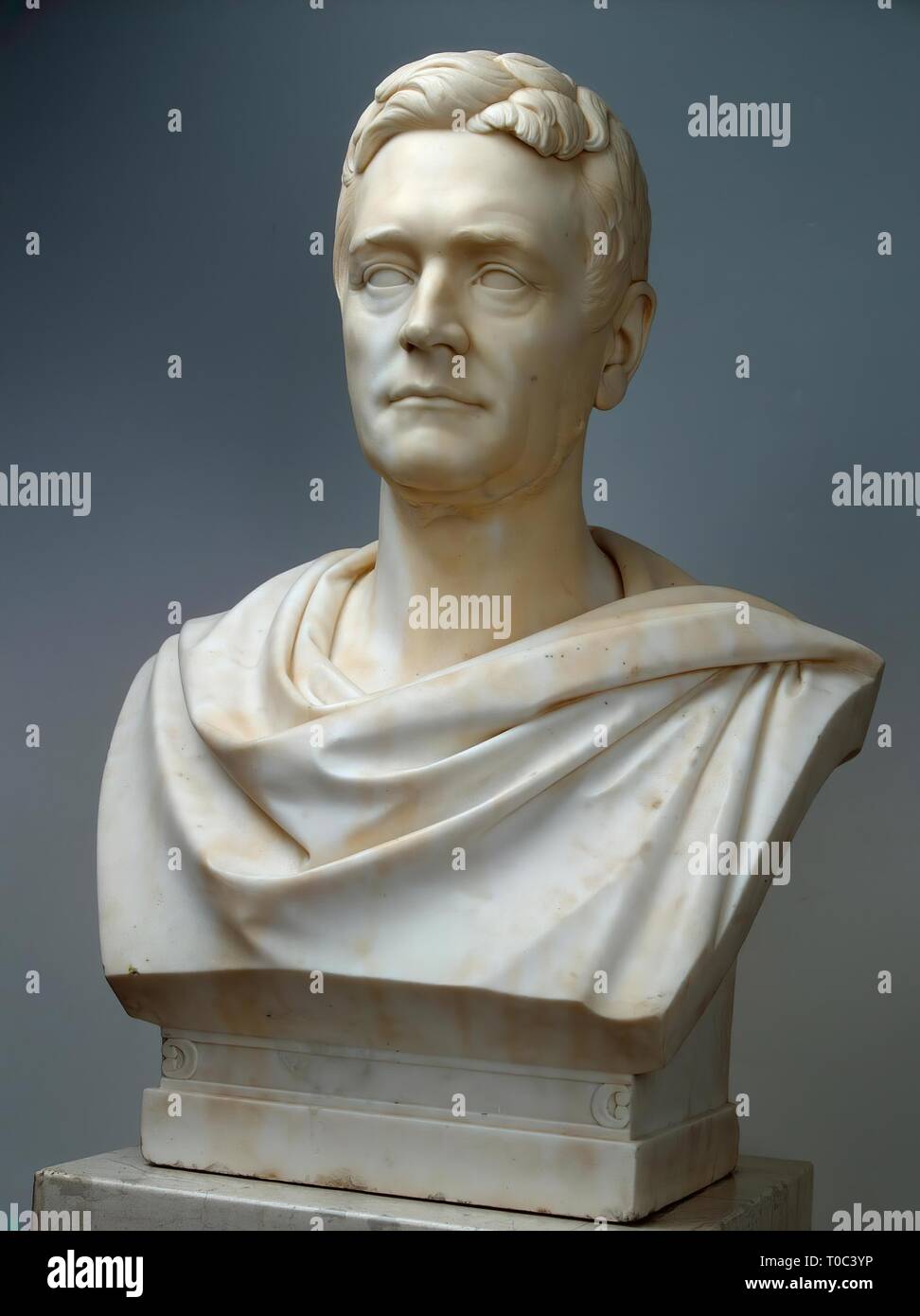 'Sculptural Portrait of Prince Mikhail Vorontsov'. Italy, 1846 ...