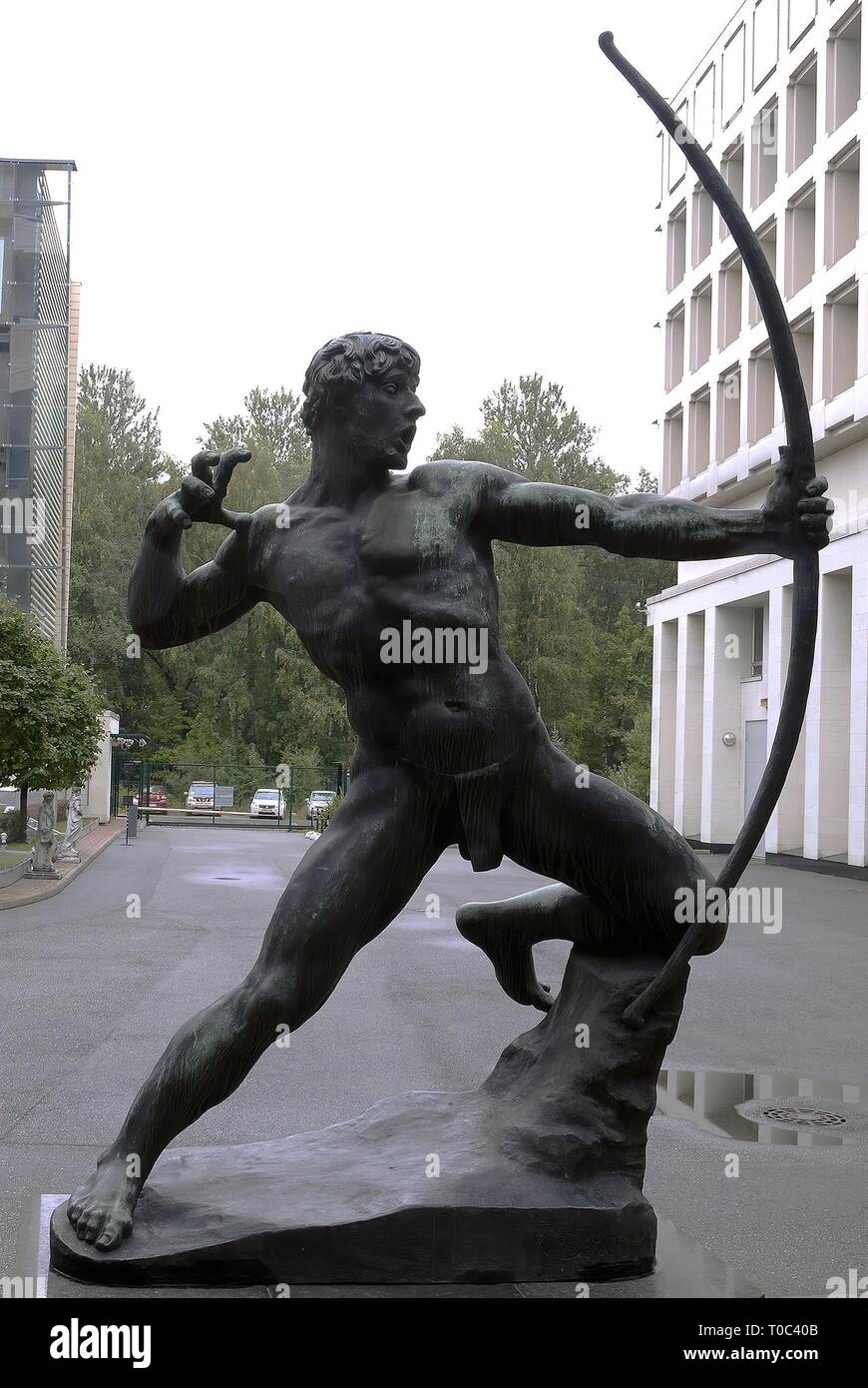 'Archer'. Hungary, middle of the 20th century. Dimensions: height: 240 ...