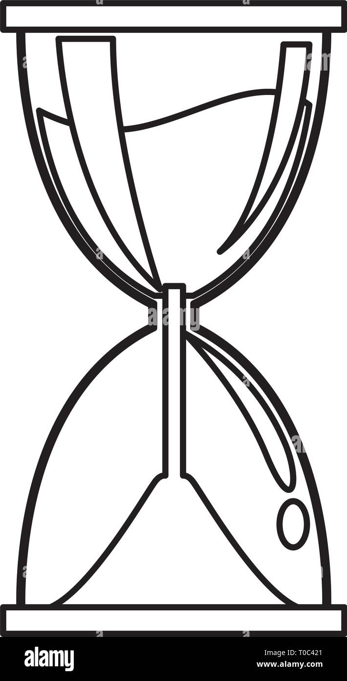 sand clock cartoon Stock Vector Image & Art - Alamy